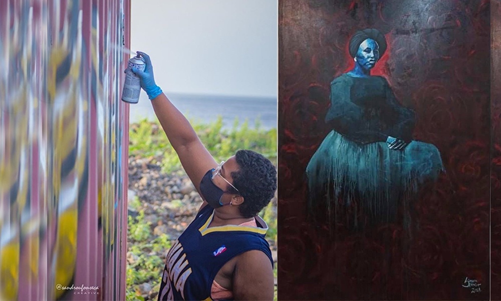 São Vicente: Simone Spencer inaugura exposição de pintura “Mundo di ...